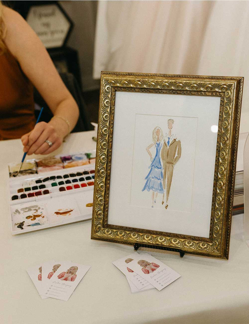 NWA Watercolor Live Painting and Custom Portrait Artist – Leslie ...